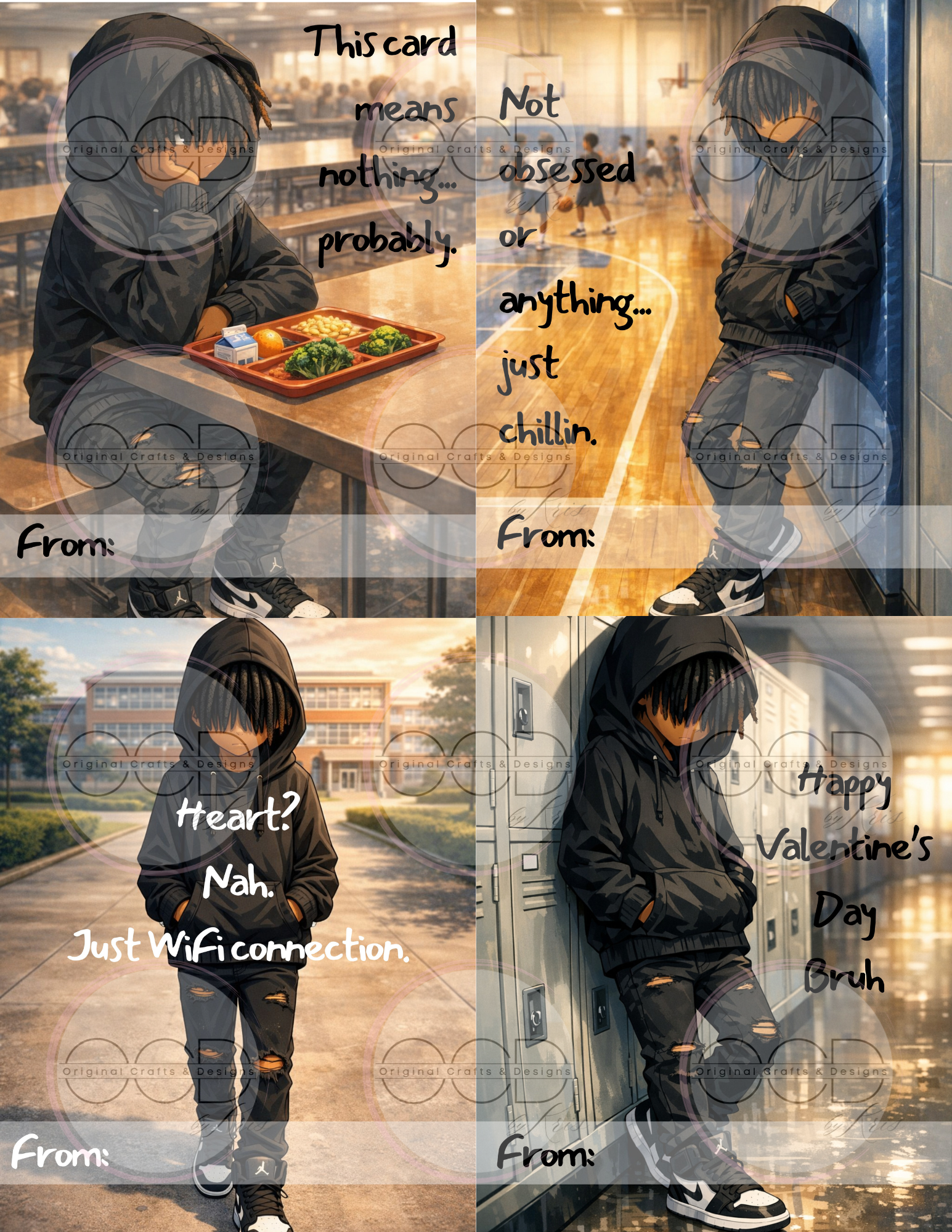 Valentine Exchange - Happy Valentine's Day Bruh (Complexion 1) Set ...